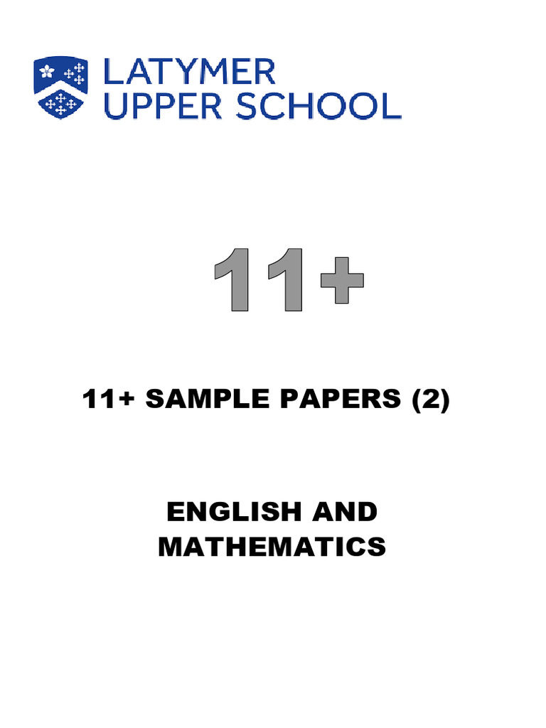 Sample Paper 2 Final 1 Latymer Upper | PDF | Linguistics | Grammar