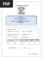 Grade 4 Term 4 AREA and PERIMETER LESSON Plans Combined | PDF | Length ...