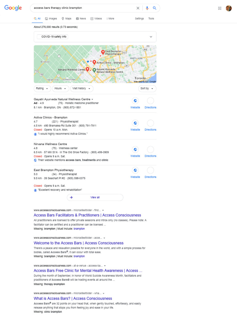Access Bars Therapy Clinic Brampton - Google Search | PDF | Physical ...