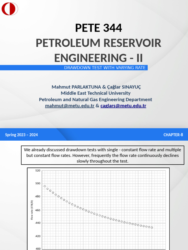 Chapter-8 Drawdown Test With Varying Rate | PDF | Continuum Mechanics ...