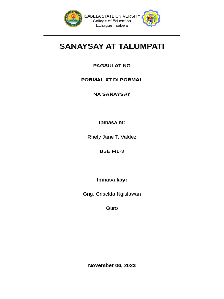 Pagsusuri Sa Maikling Kwento | PDF