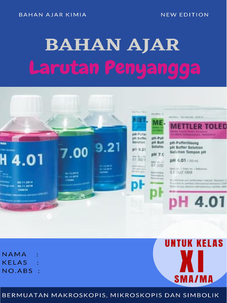 Bahan Ajar Modul Larutan Penyangga | PDF