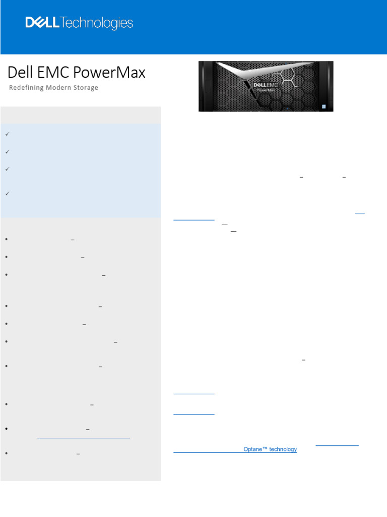 h16891 Powermax Family Ds | PDF | Cloud Computing | Backup