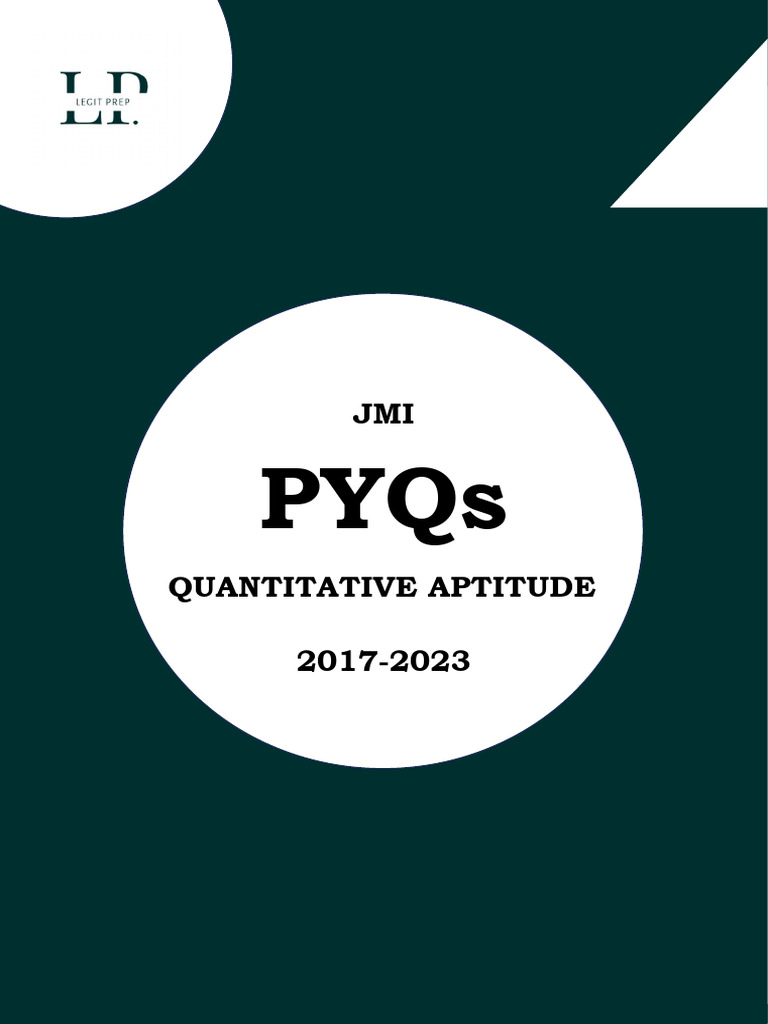 Quantitative Aptitude PYQs | PDF | Interest | Compound Interest