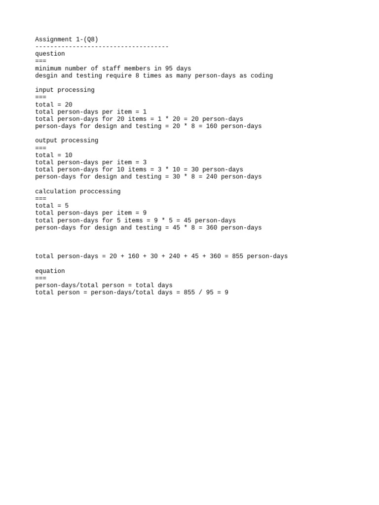 Assignment 1 (Q8) | PDF