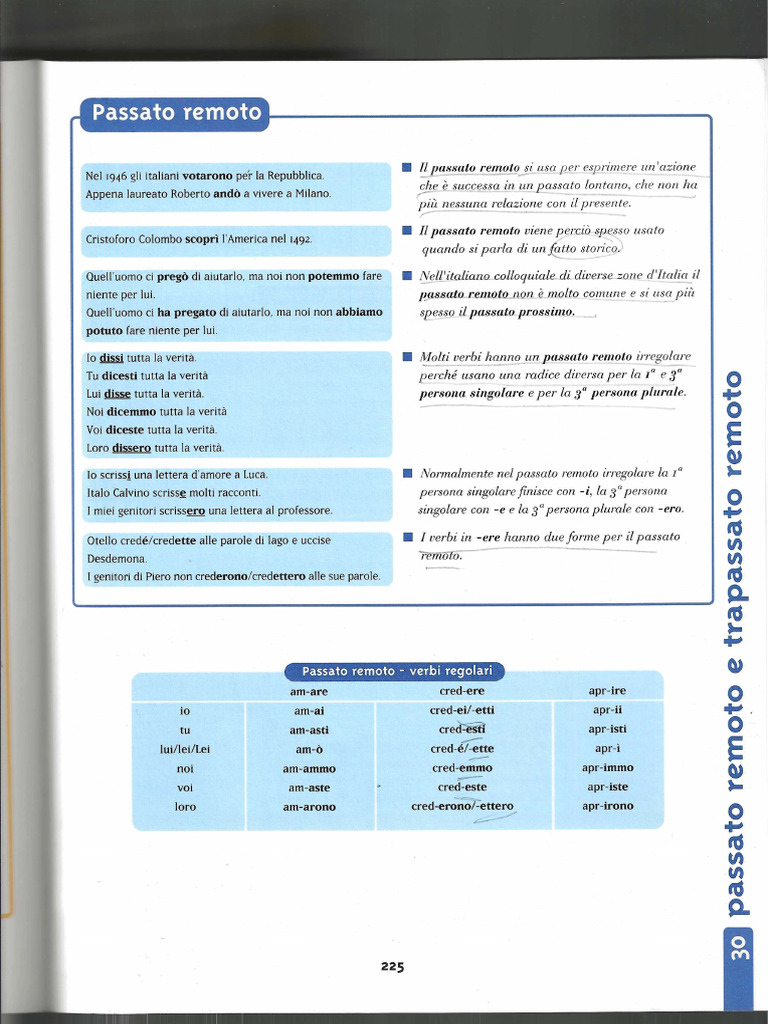 Passato Remoto - 231106 - 114928 | PDF