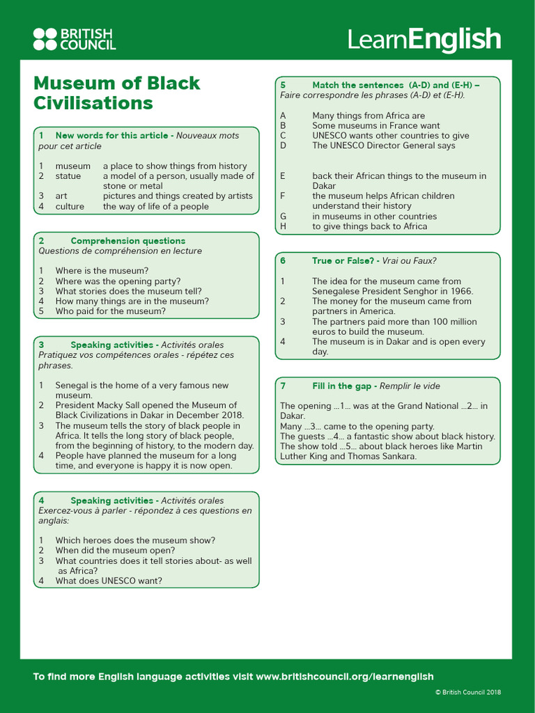 Museum of Black Civilizations Overview | PDF | Senegal