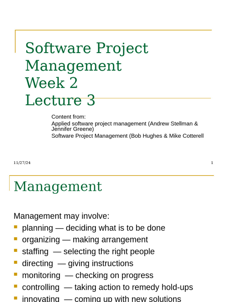Spm Lecture 3 Pdf Software Testing Usability 5361