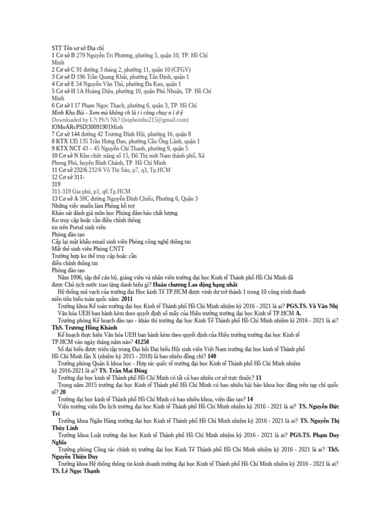 Minh Kha Bùi - Xem mà không ch là t i công chuy n ỉ ớ ệ: 232/6 Võ Thị Sáu, p7, q3, Tp.HCM | PDF