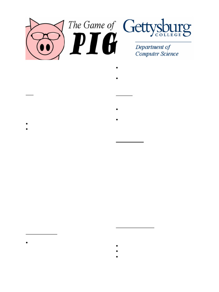 Pig Rules | PDF | Gaming | Tabletop Games