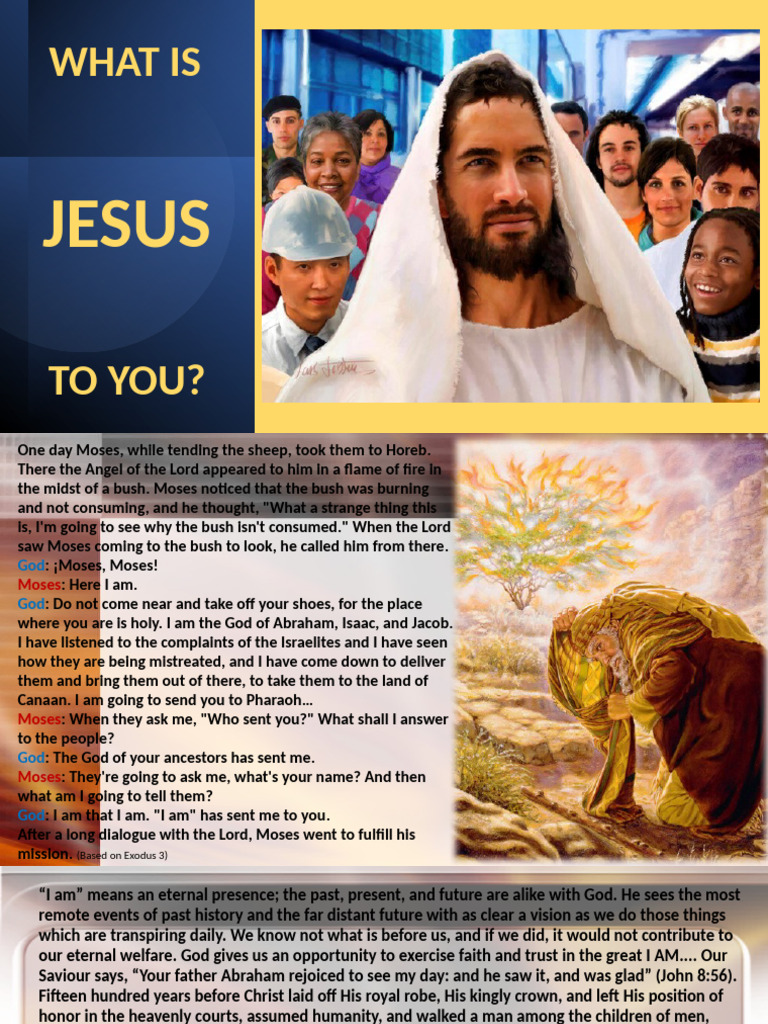 Understanding Jesus as the "I Am" | PDF | Jesus | Moses