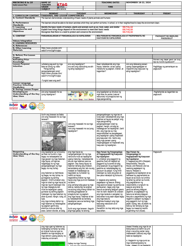 Science - Q2 - DLP - Week - 8 | PDF