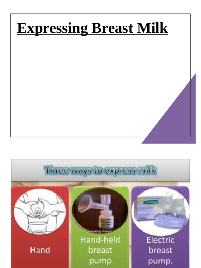 3.expressing Breast Milk | PDF | Breastfeeding | Breast