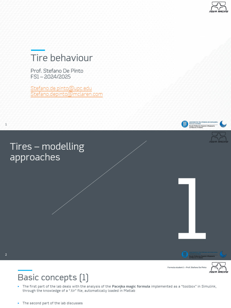 Tire Behaviour - Part 2 | PDF | Matlab | Function (Mathematics)