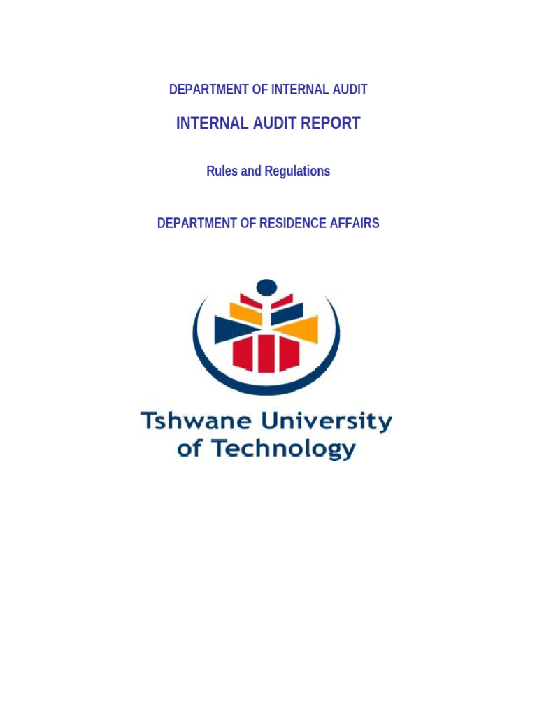 Example of Audit Report | PDF | Internal Control | Regulatory Compliance