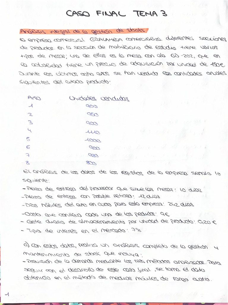 Caso Final Tema 3 | PDF