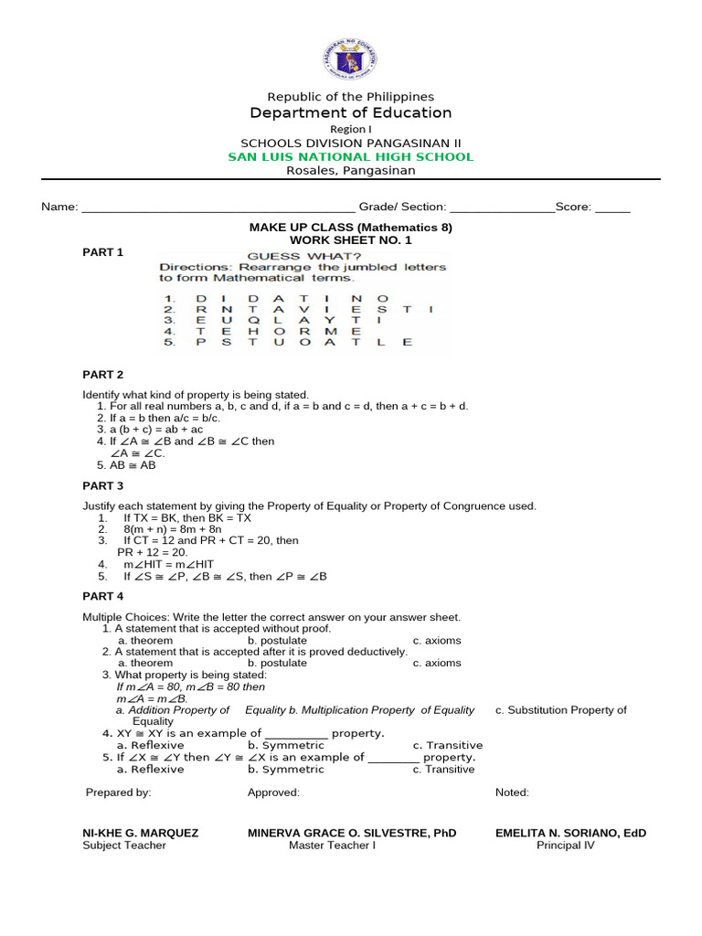 EXAM | PDF | Mathematical Proof | Axiom