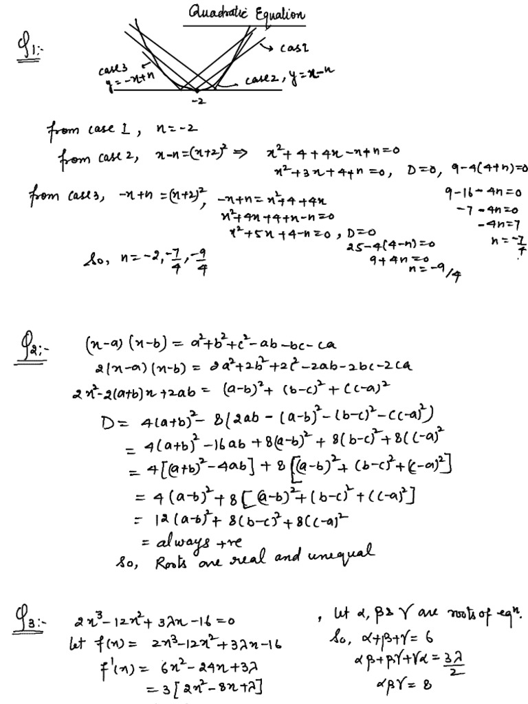 Rank Up Assignment Quadratic Solution | PDF