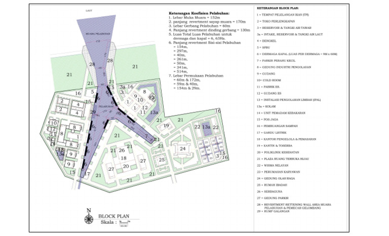 Blok Plan - MasterPlan Minapolitan Juata | PDF