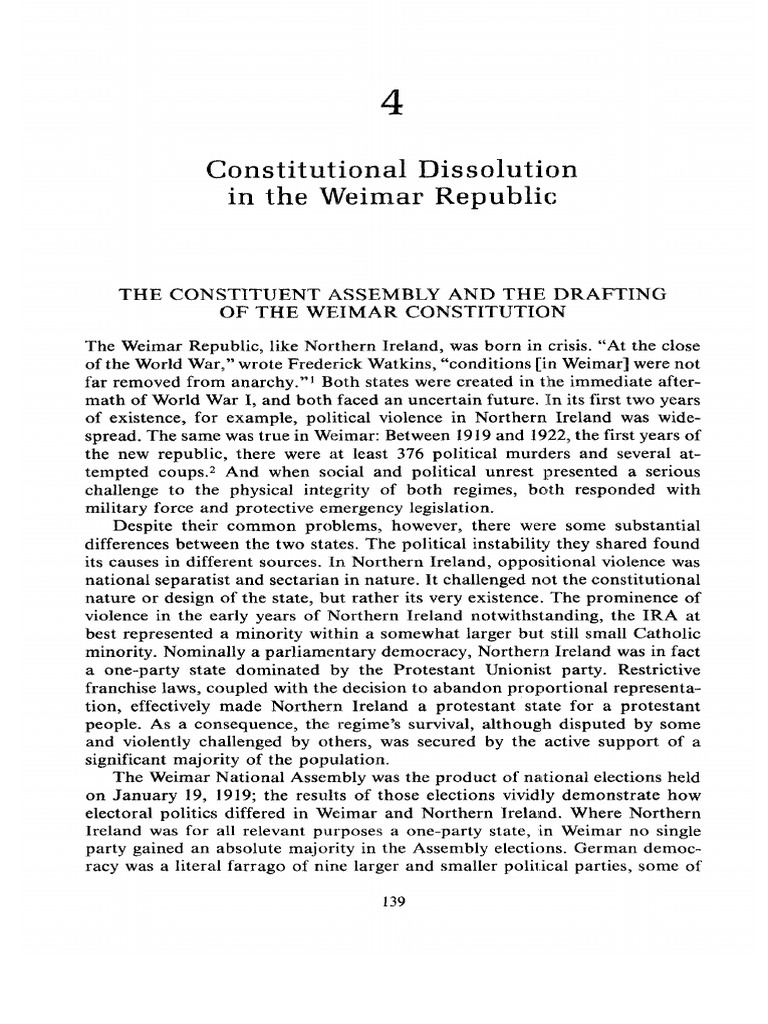 Constitutions in Crisis Political Violence and The... - (PART III ...
