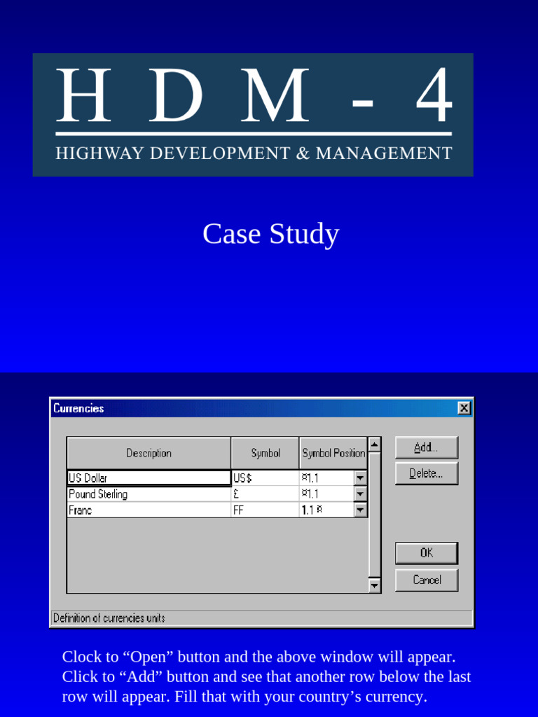 3 HDM 4 Case Study - 3 | PDF