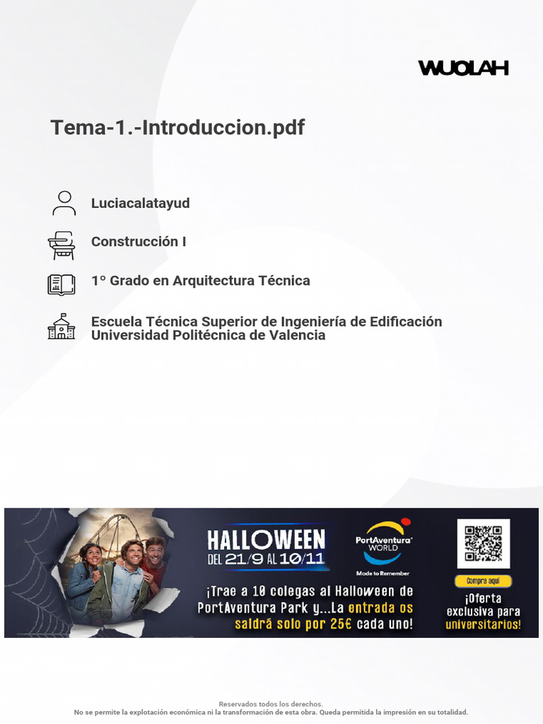 Wuolah Free Tema 1. Introduccion | PDF