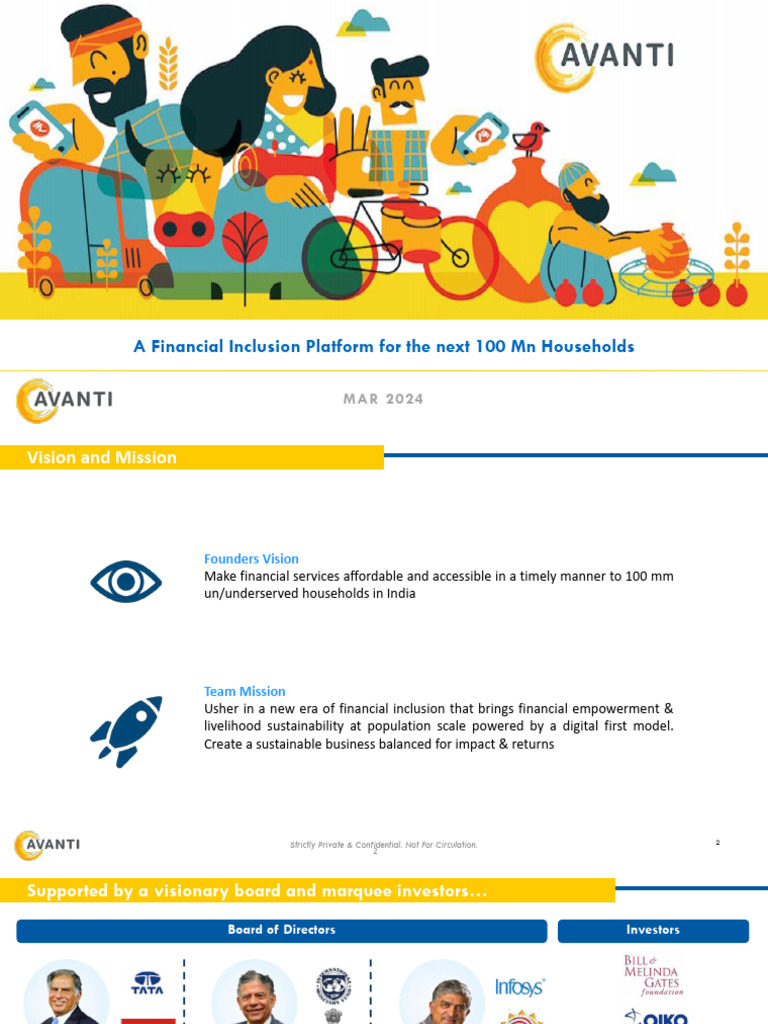 Avanti Finance - Corporate Deck | PDF | Banks | Loans