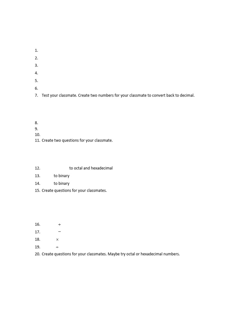 Computer Arithmetic | PDF