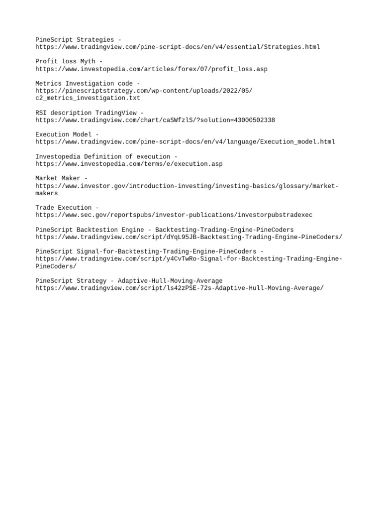 Advanced Pine Script Strategies Guide | PDF