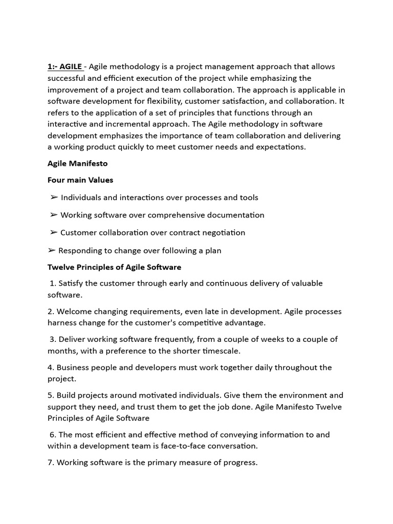 Capstone 4 Agile Done-1 | PDF | Scrum (Software Development) | Agile Software Development