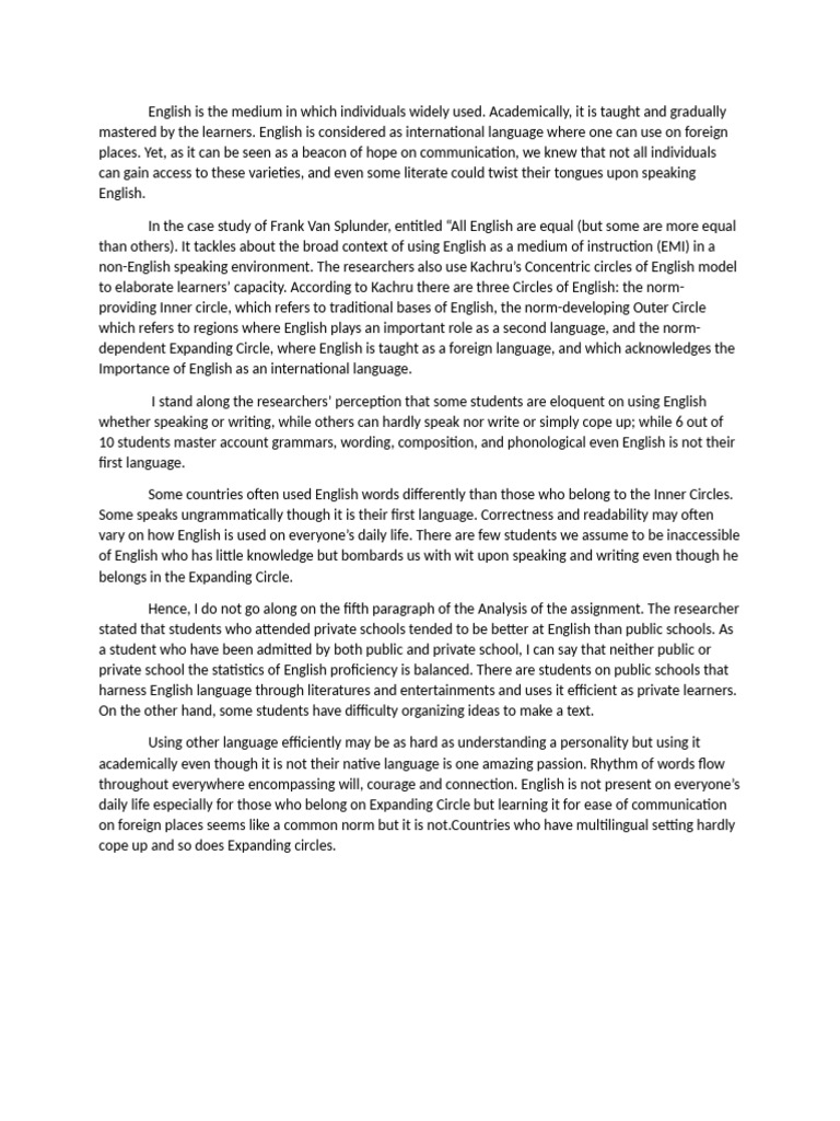 English as a Global Language Study | PDF | English Language | First ...