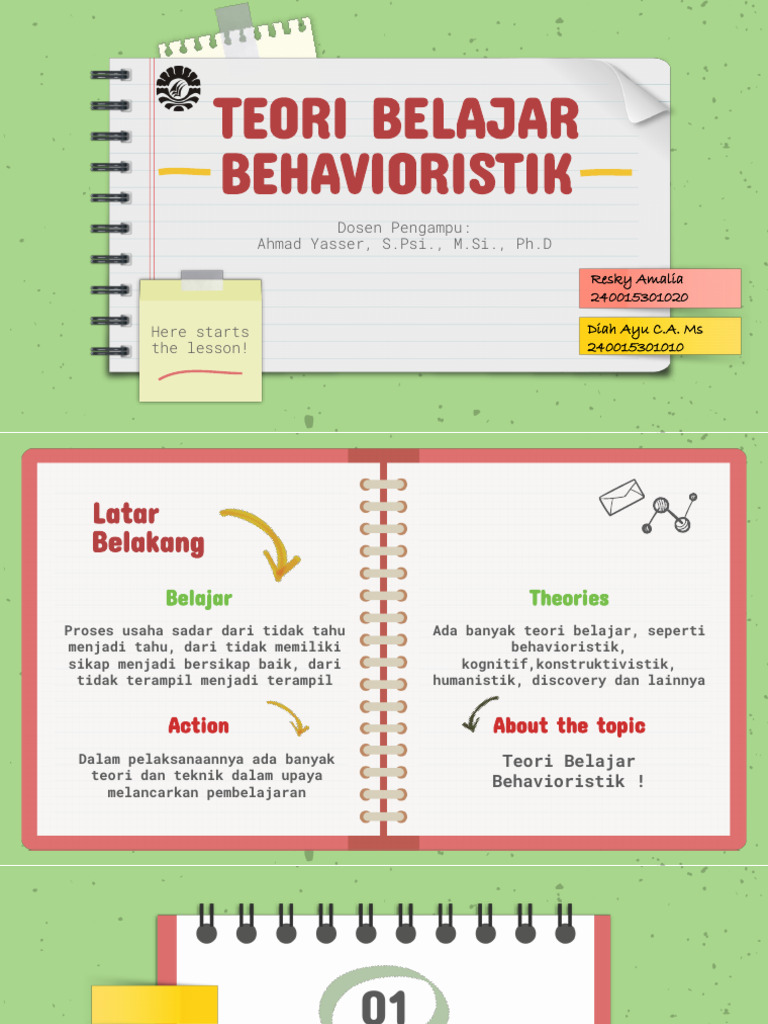 Teori Belajar Behavioristik | PDF