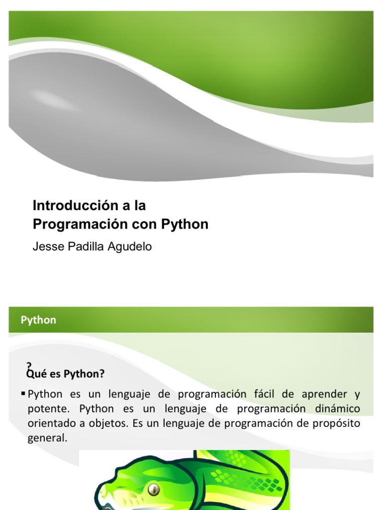 Python | Python (lenguaje de programación) | Lenguaje de programación ...