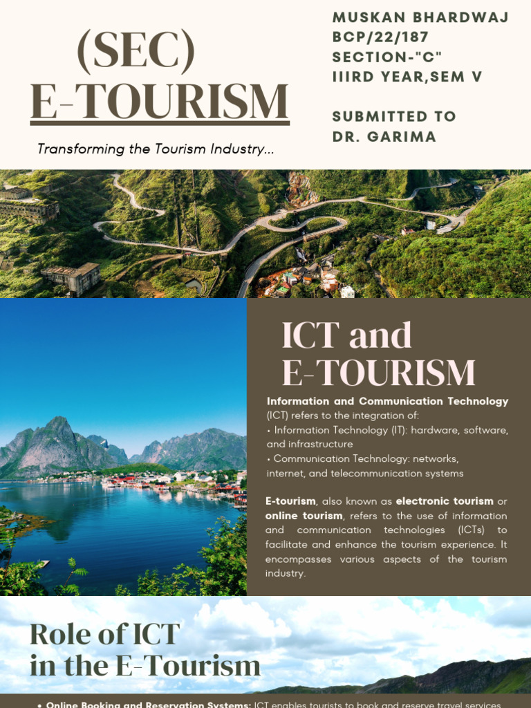 ICT Transformations in E-Tourism | PDF | Information And Communications ...