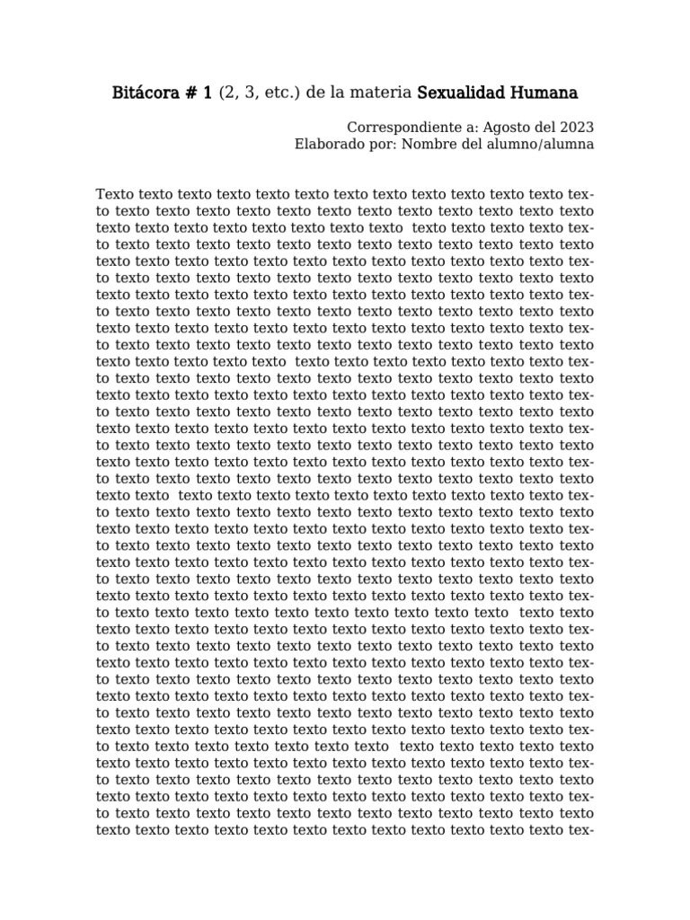 BITACORA-FORMATO para Editarla | PDF