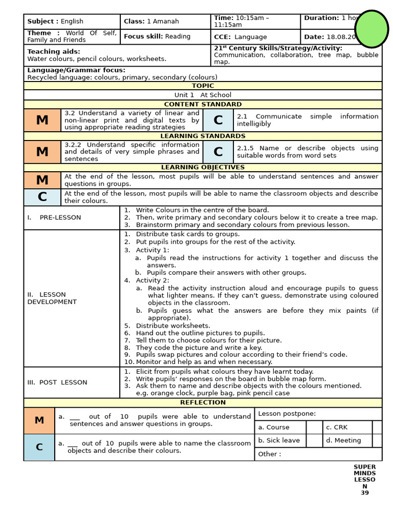 Lesson 39 | PDF | Behavior Modification | Human Communication