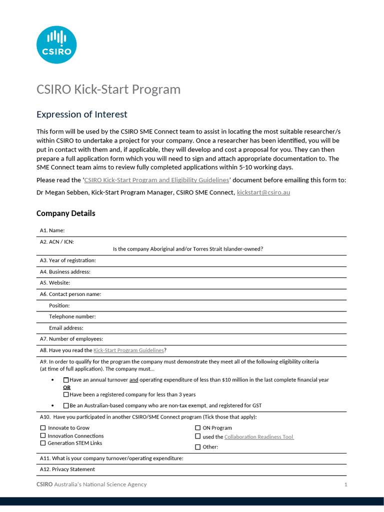 KSCompany EOIForm 60 | PDF