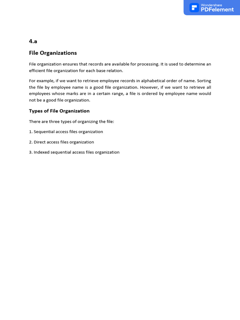 File Organization, Hashing and Collision Full Copy. 1 | PDF | Database Index | Computer File