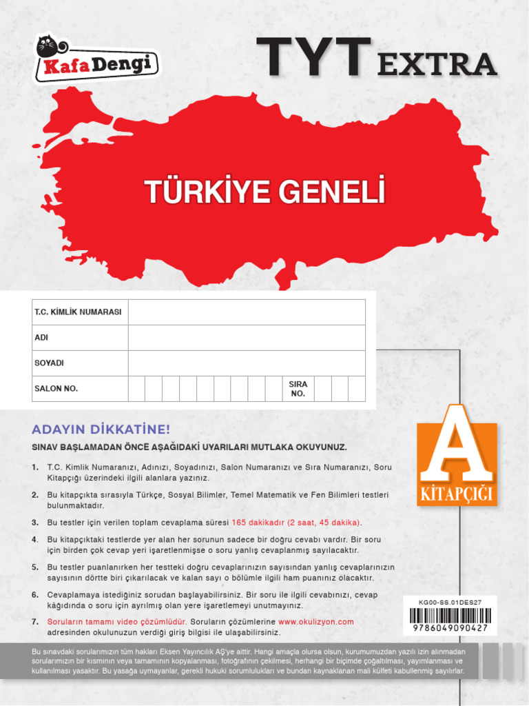 @tgdenemeleri 2024 Kafadengi̇ TG Extra Tyt 7 | PDF