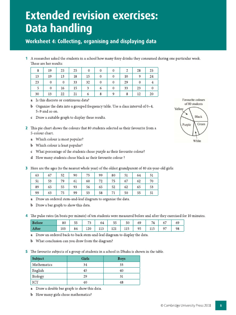 CH 4 Data Handling | PDF