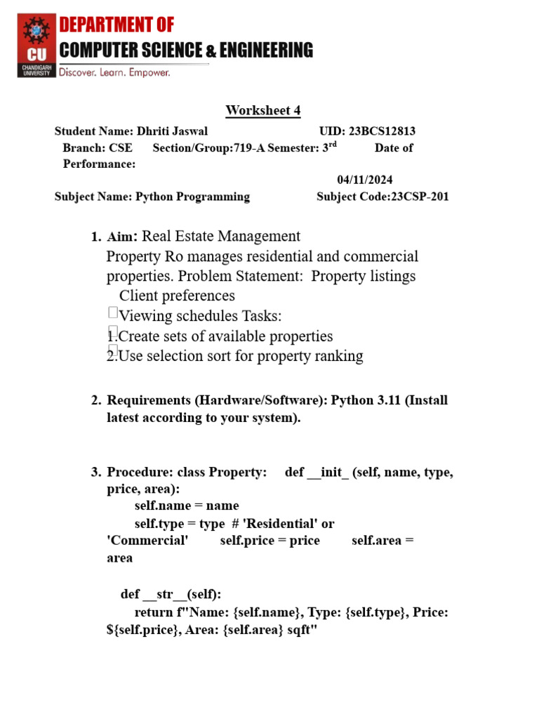 dhriti py | PDF | Software Development | Computer Engineering dhriti py | PDF | Software Development | Computer Engineering