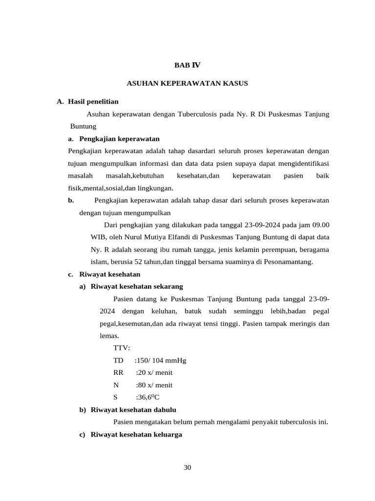 BAB 4 Tuberculosis - Mutia | PDF