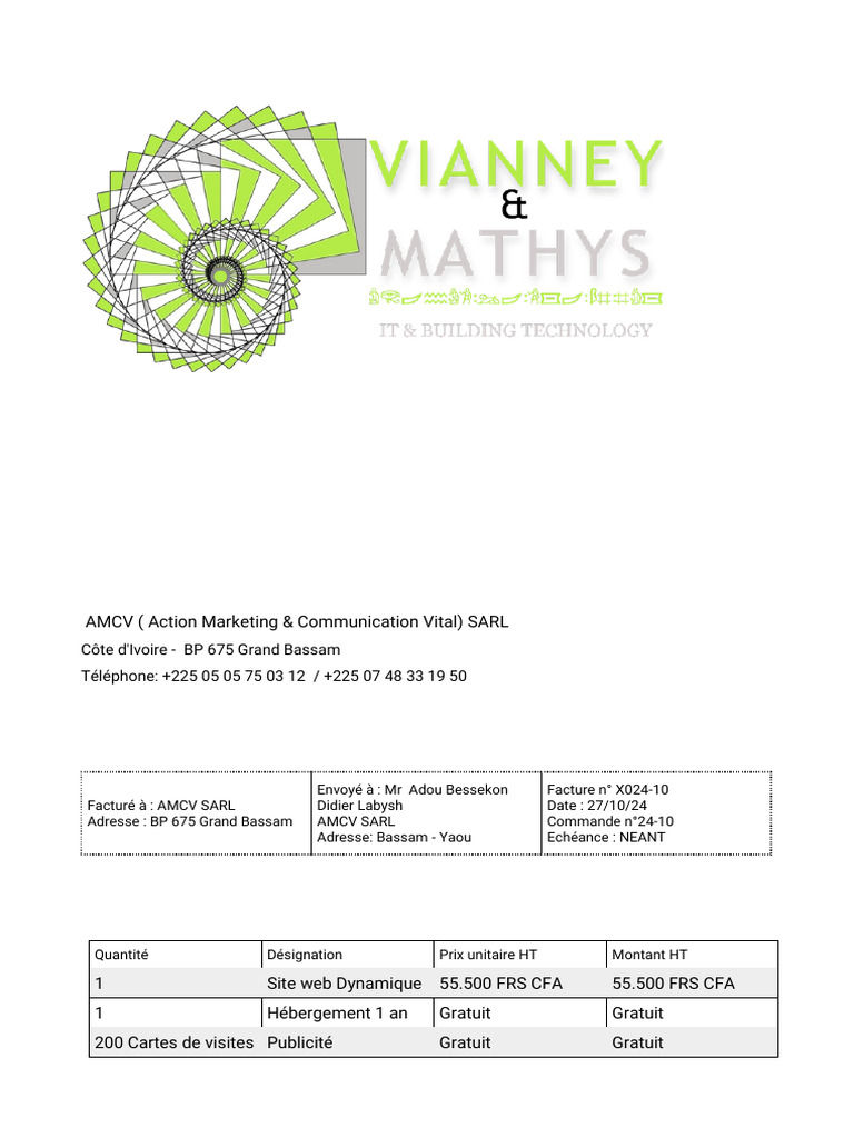 Amvc Sarl Online | PDF