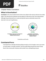 Gravitation - Mind Map | PDF | Buoyancy | Force