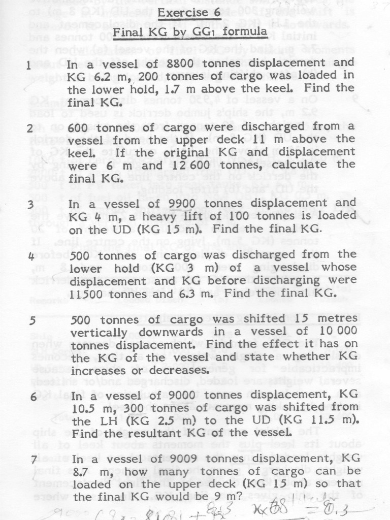 CH 6 Stability Numericals | PDF