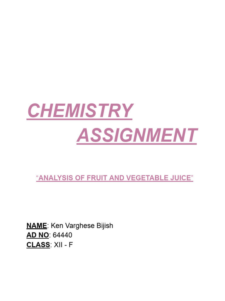 Chem Pro | PDF