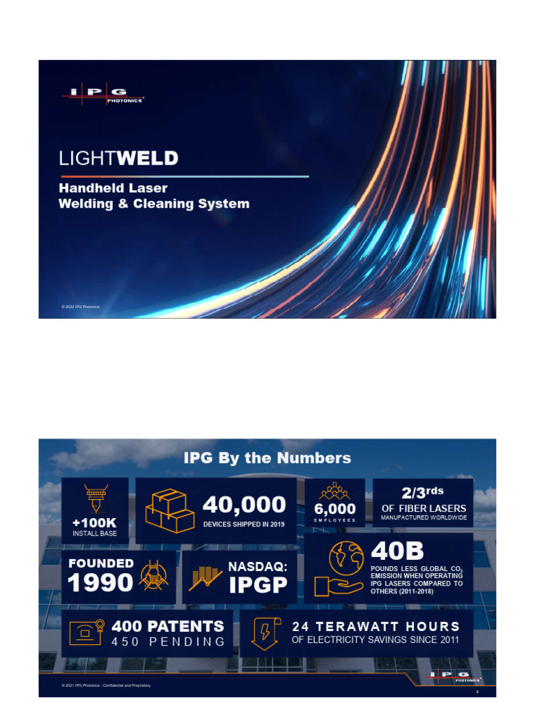 Modificata LightWELD IPG | PDF | Welding | Construction
