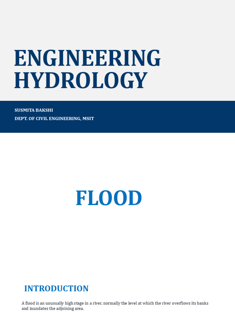 FLOOD | PDF | Flood | Discharge (Hydrology)