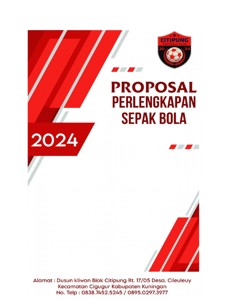 Proposal Bola Citipung FC | PDF