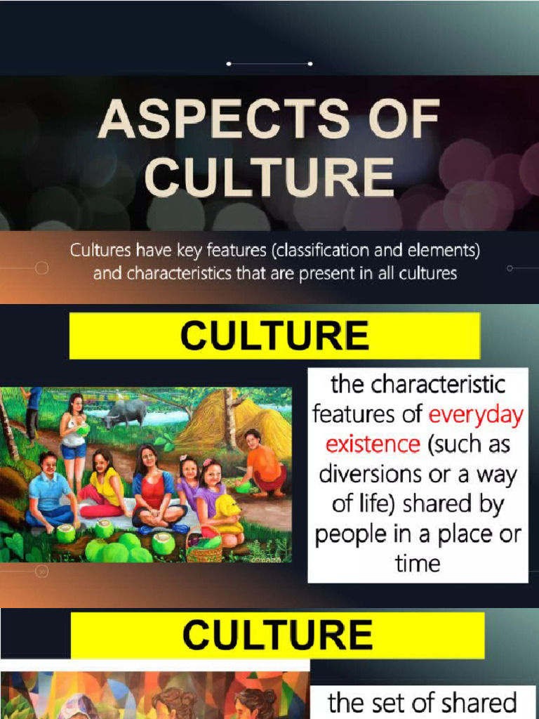 Aspects of Culture | PDF